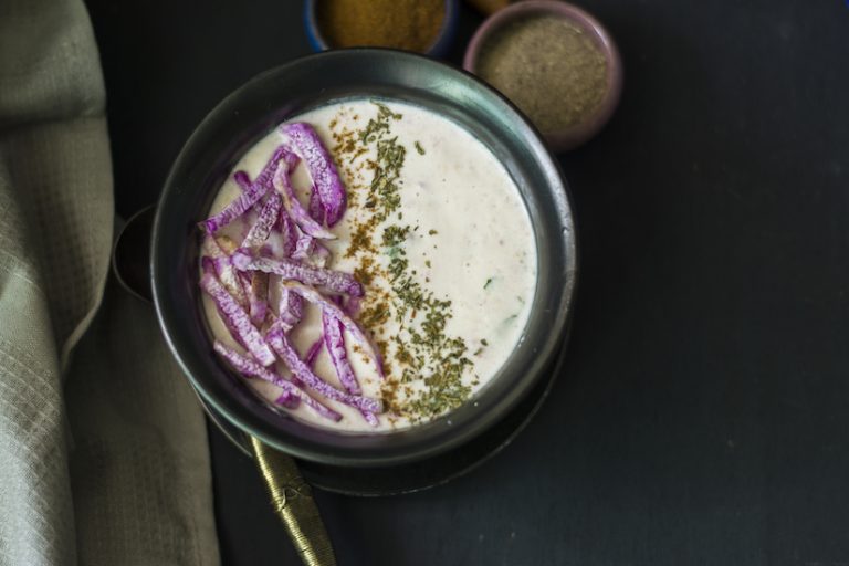 Ratalu Nu Raitu/Purple Yam Raita - theroute2roots