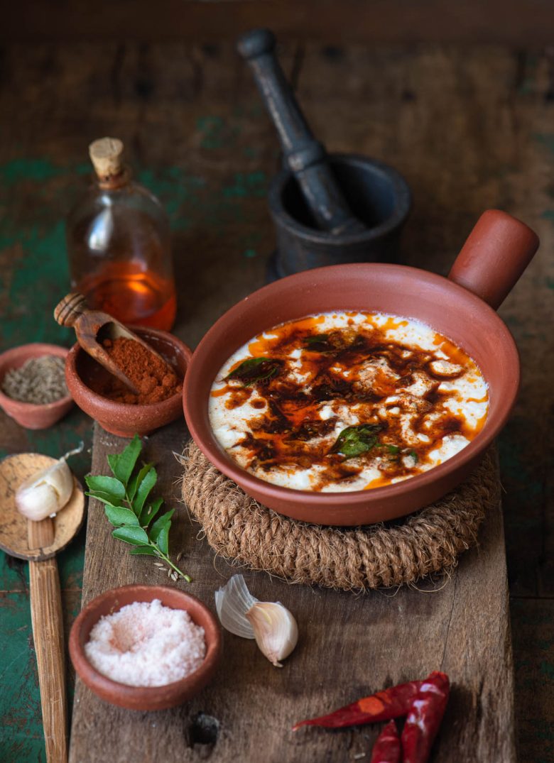 Lasaniyu Dahi -Garlic and Chilli Infused Yogurt - theroute2roots